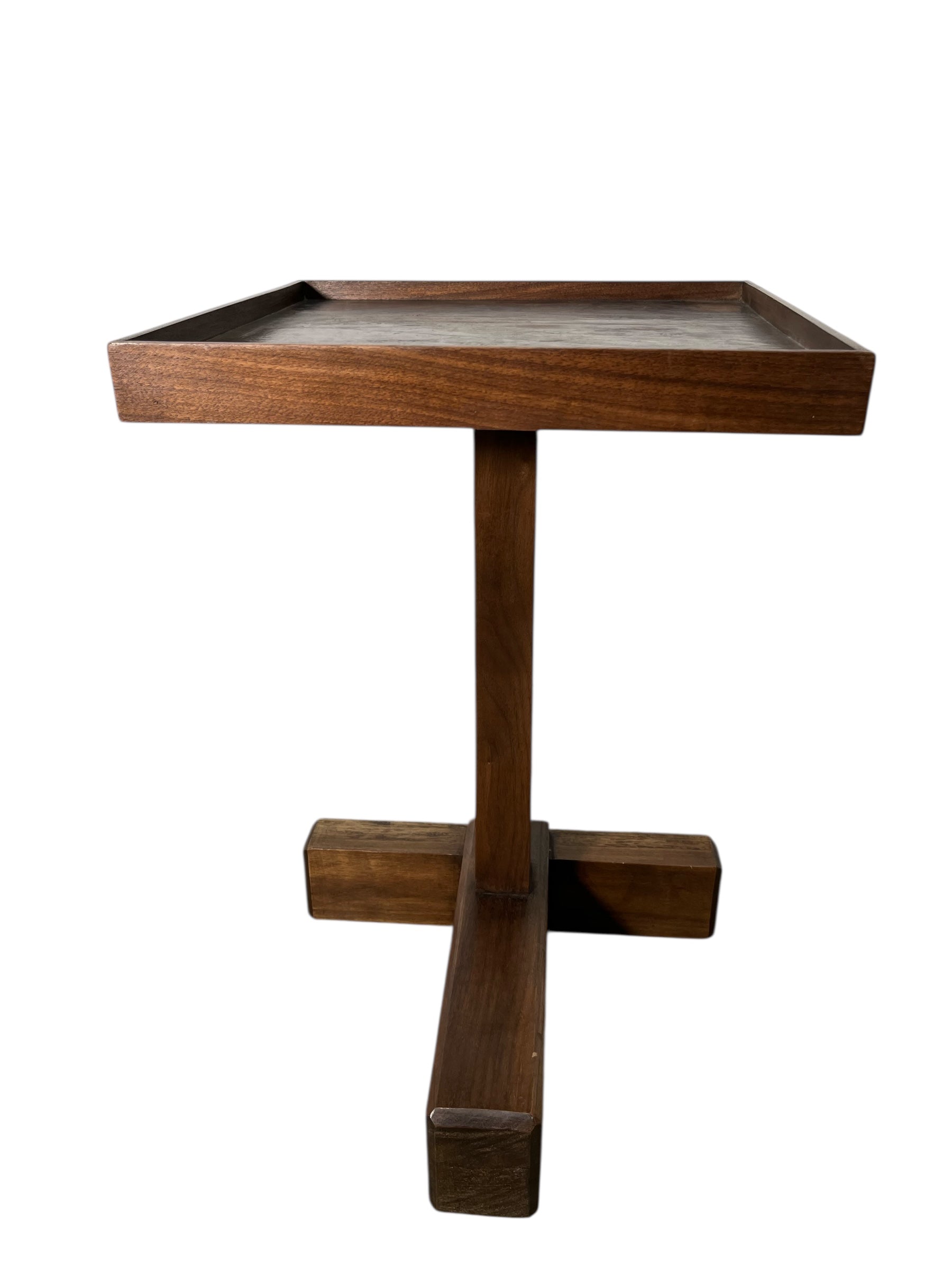 Lucca Studio Rhodes Walnut Side Table