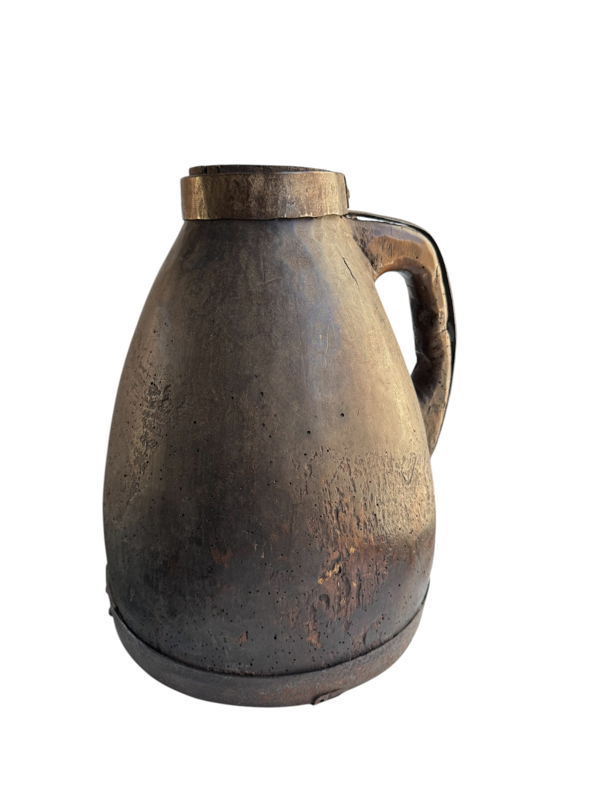 Primitive Wood Pitcher